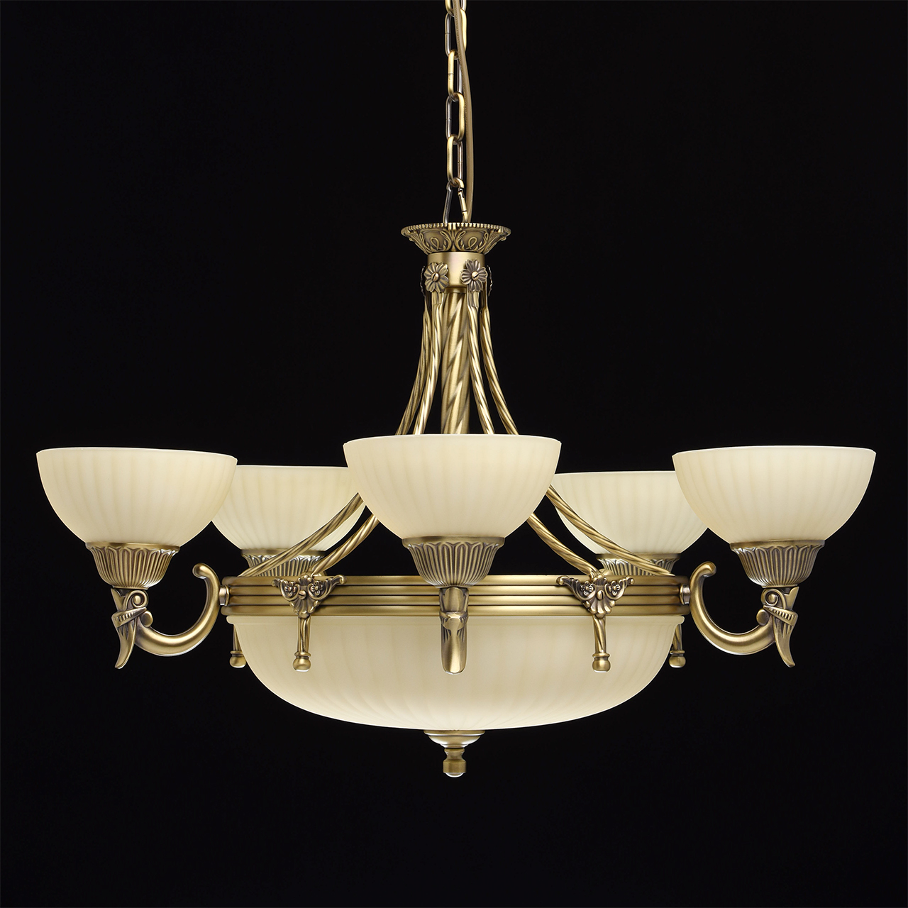 Люстра 75*95 см, 5*Е27*3*E14 античная бронза MW-Light Афродита ...